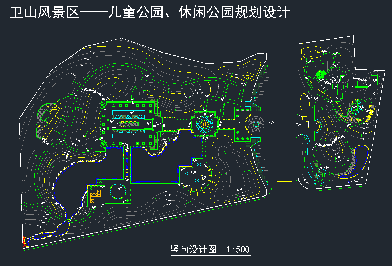 各式公园景观设计cad平面图,公园景观cad施工图纸下载 素材下载易图网cad设计图纸库