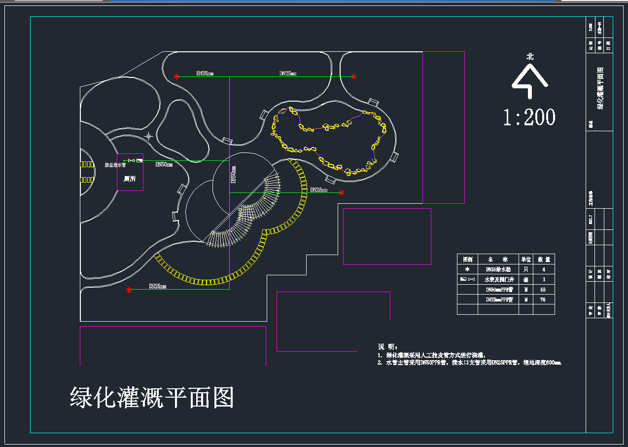 某小游园施工图全套cad建筑图纸免费下载 素材下载易图网cad设计图纸库