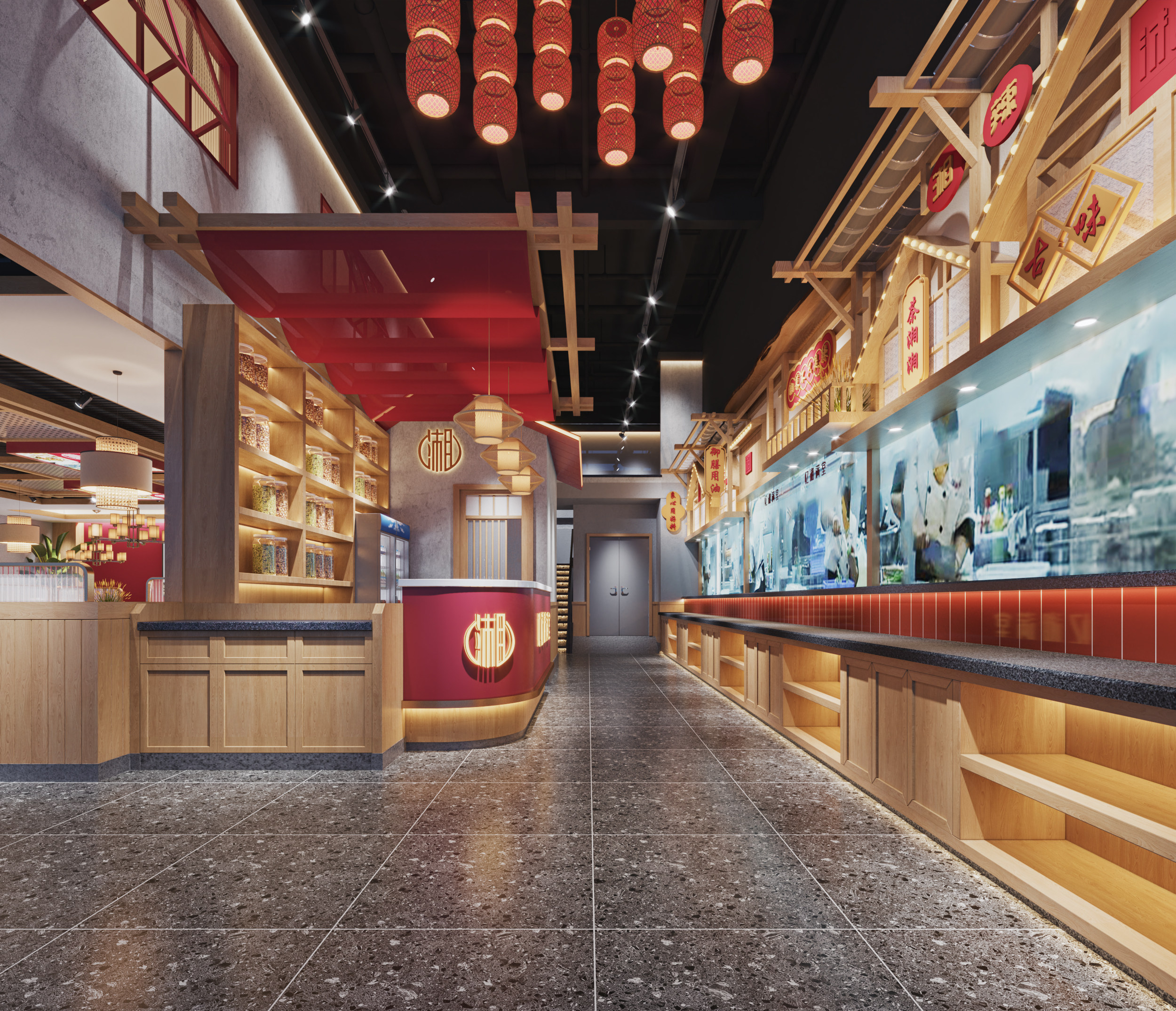 整套餐饮店装修施工图效果图cad图纸,餐饮店cad设计图纸下载 素材下载易图网cad设计图纸库