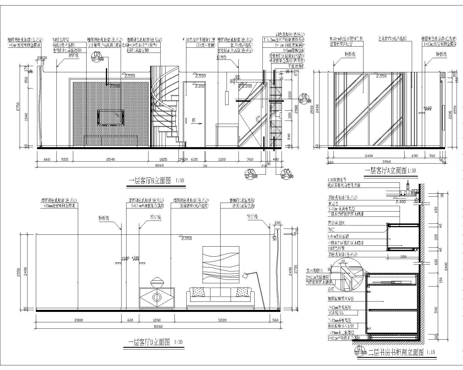 单身公寓cad施工图加效果图套图,单身公寓cad建筑图纸下载 素材下载易图网cad设计图纸库