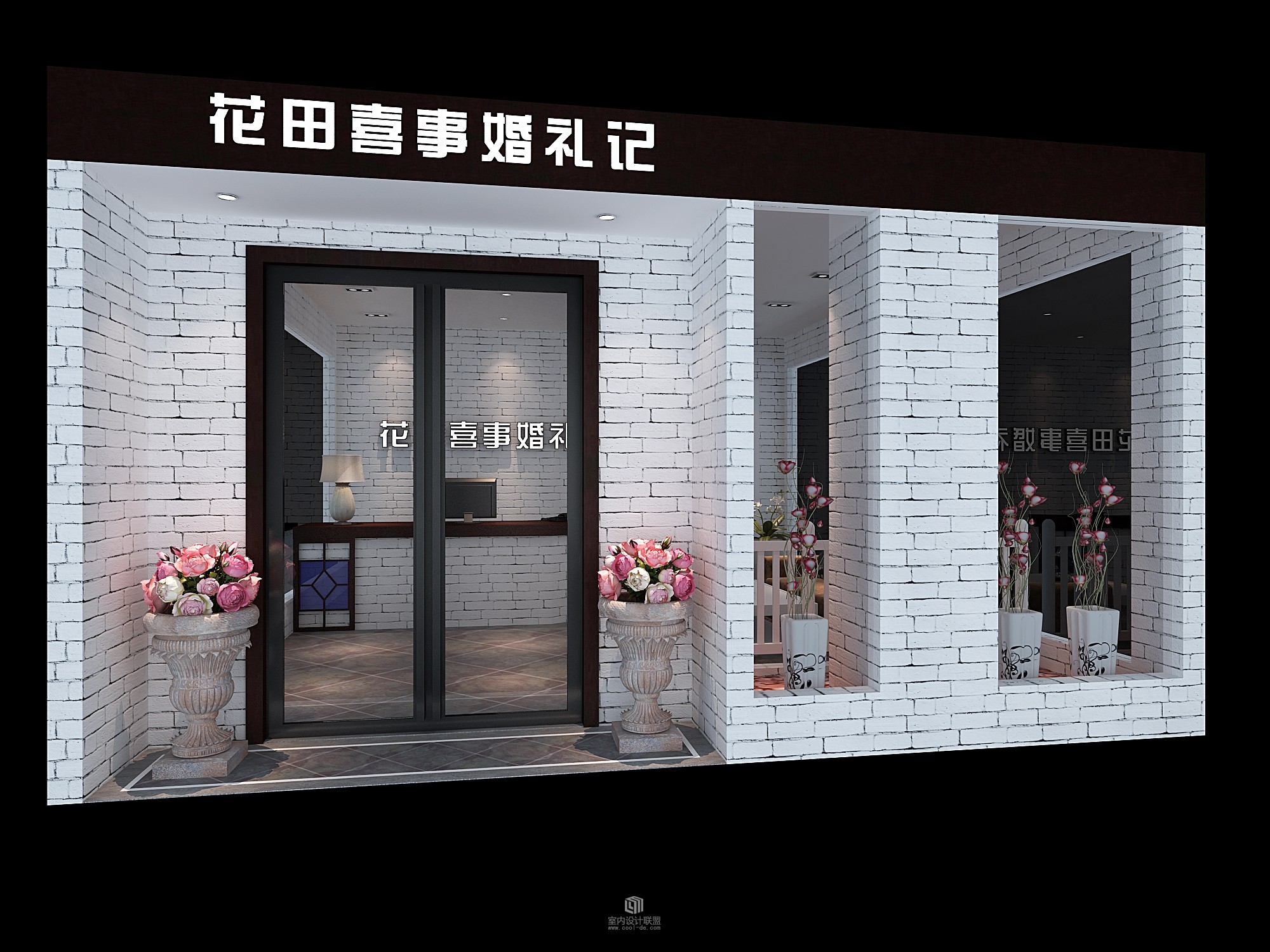 花田喜事婚纱店cad施工图，婚纱店cad图纸下载 素材下载易图网cad设计图纸库