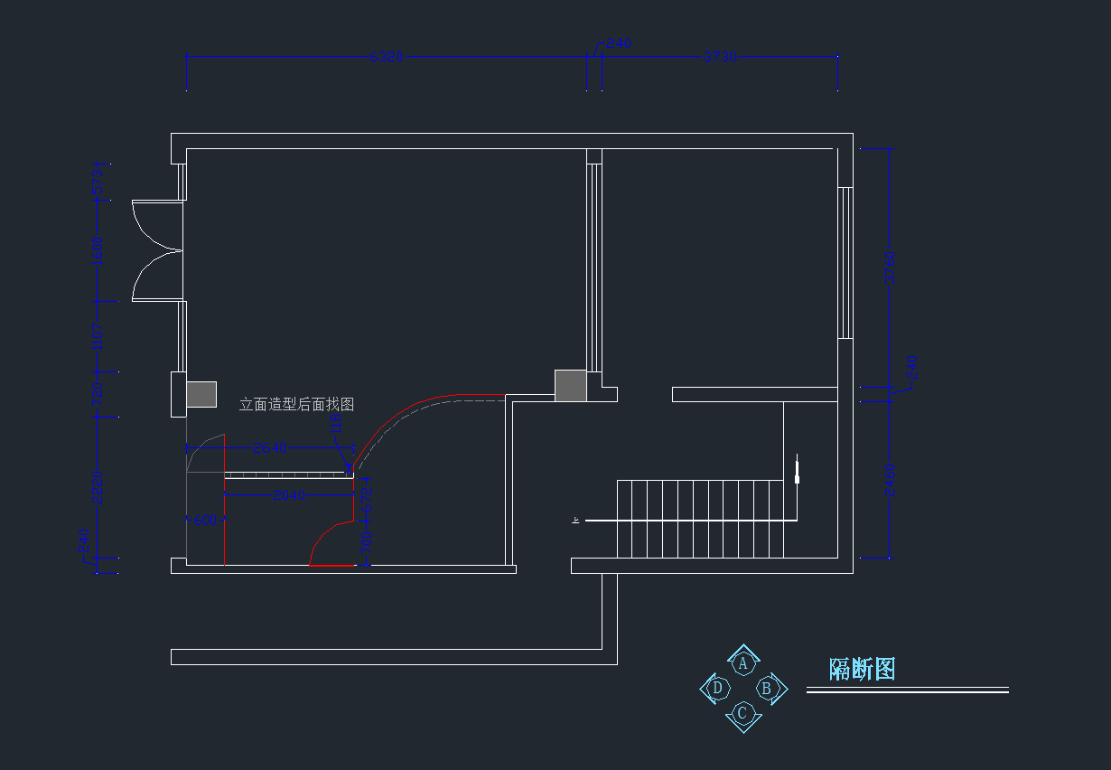 美味西饼屋面包店装修，餐饮cad施工图纸下载 素材下载易图网cad设计图纸库