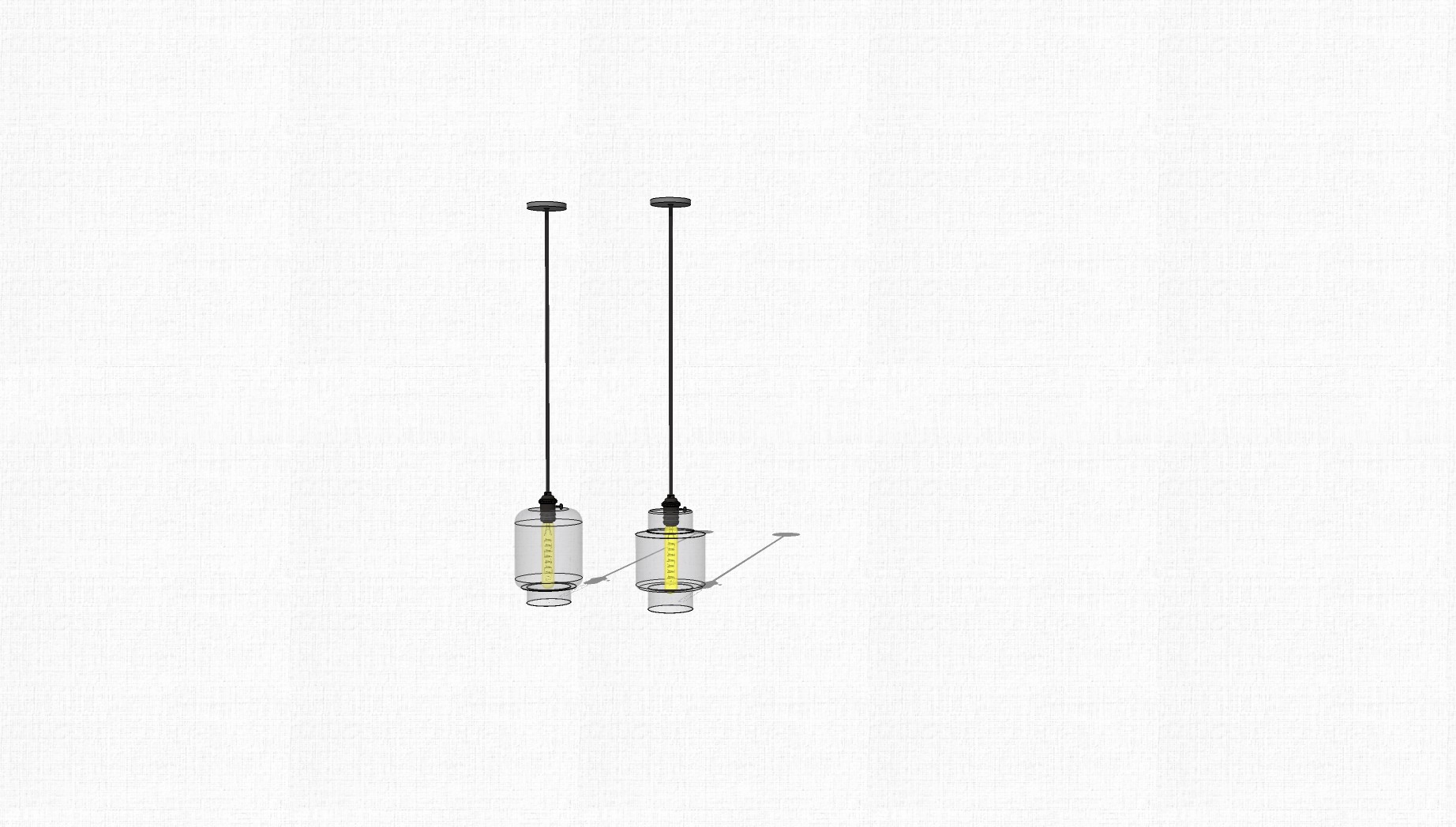 现代简约吊灯草图大师模型,吊灯su模型下载 灯具吊灯模型su模型 Su模型库 Sketchup网