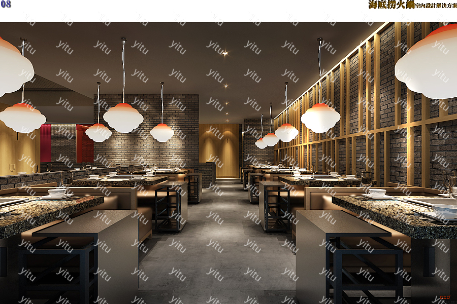 海底捞火锅武汉群星城店cad施工图,火锅店cad设计图纸下载 素材下载易图网cad设计图纸库