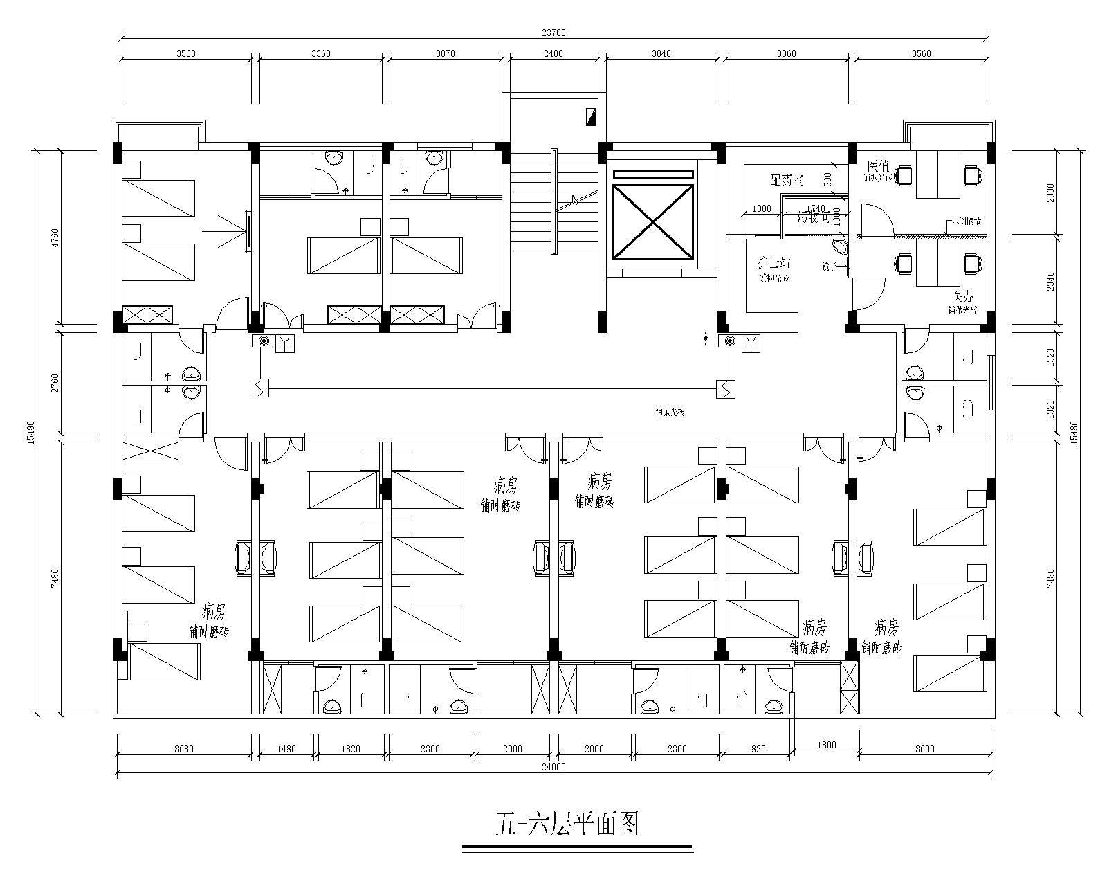 医院cad施工图图纸cad图纸下载dwg文件下载 素材下载易图网cad设计图纸库