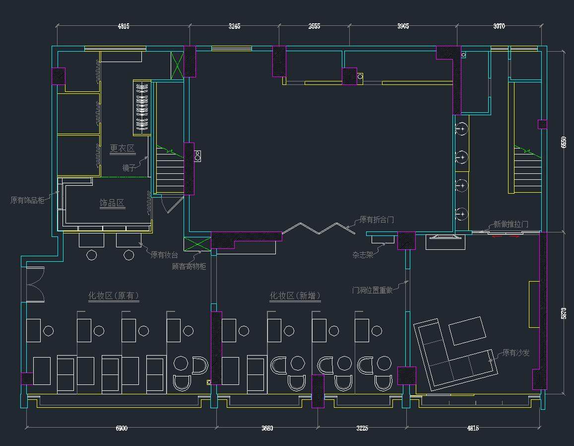 精品婚纱店cad施工图全套,cad建筑图纸下载 素材下载易图网cad设计图纸库
