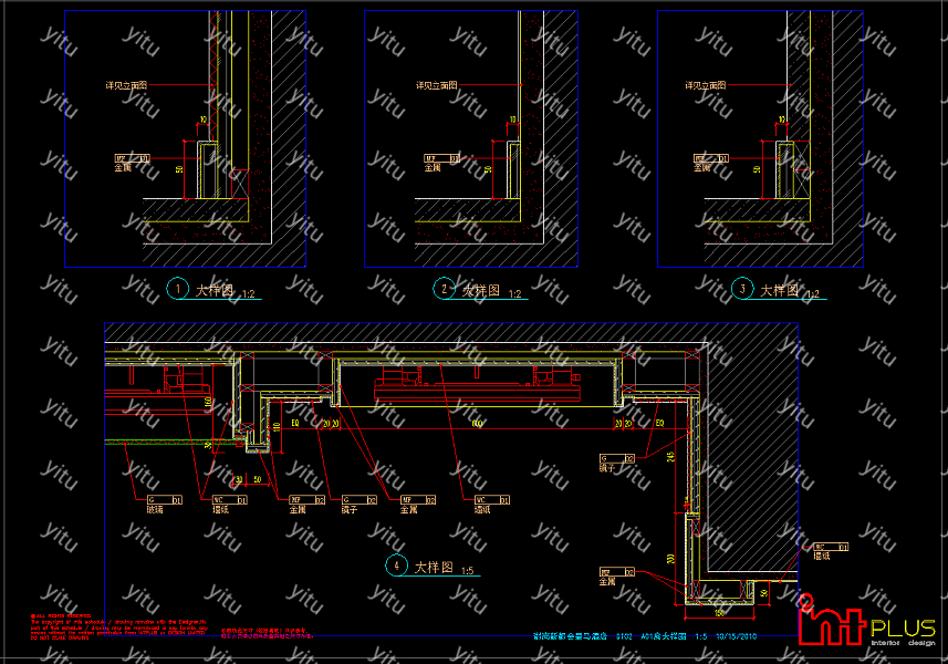 KTV整套CAD施工图纸 效果图 ，KTVCAD施工图纸下载 - 易图网