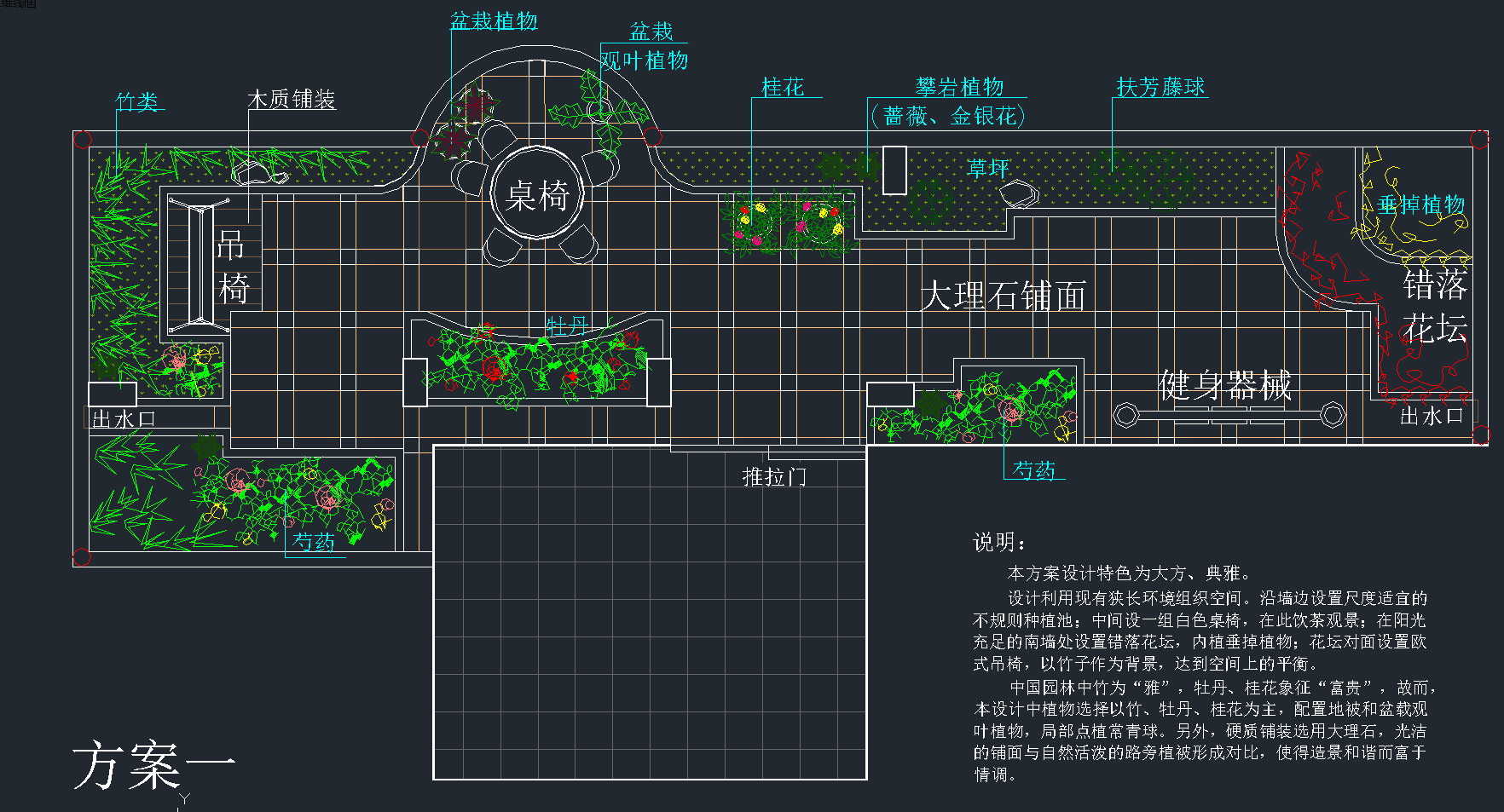 花园绿化设计cad图库，景观园林cad施工图纸下载 素材下载易图网cad设计图纸库