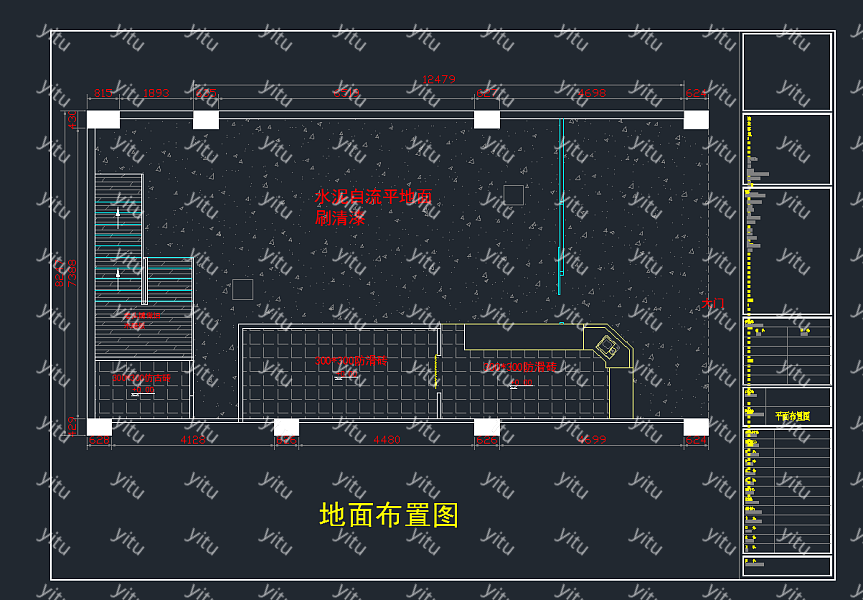 归本主义浪漫咖啡厅设计,咖啡馆cad施工图纸下载 素材下载易图网cad设计图纸库